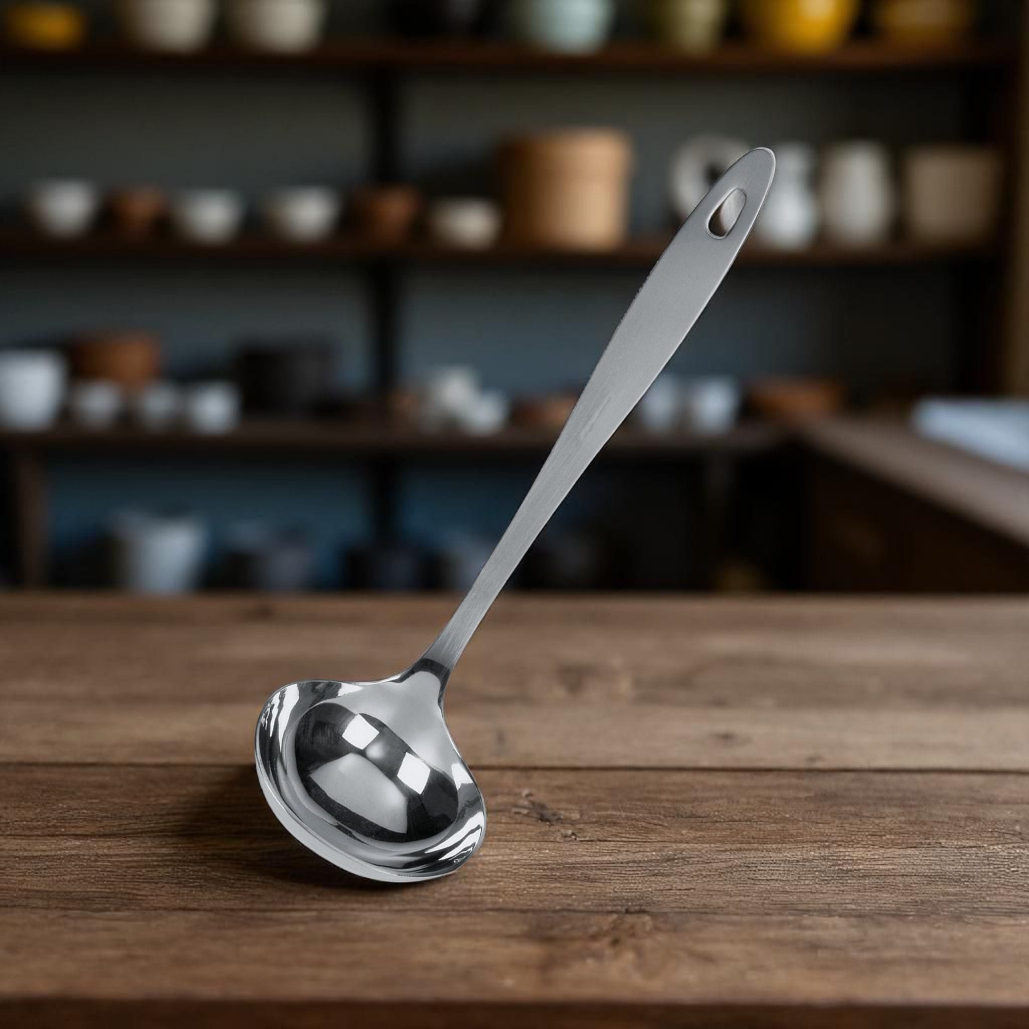 1782 Cucharon de Metal (32cm) - DelSur Importaciones