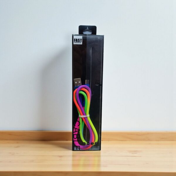 7905 Cable Tipo C Pro Arcoiris en estuche - DelSur Importaciones